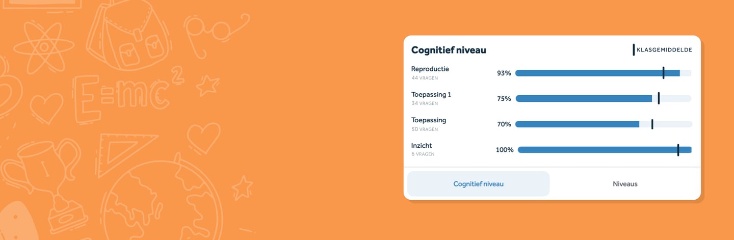 Leerlingen zien hun voortgang bij het maken van opgaven in Learnbeat